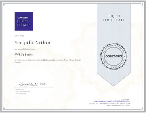 Aws S3 Cloudcomputing Coursera Projectcertificate Cloudservices Amazonwebservices