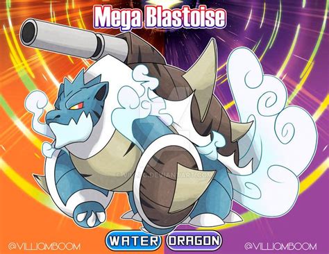 Pokemon Mega Evolution Blastoise Kort