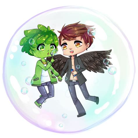 Blowing Bubbles~ Chibi Commission By Rumii Arts On Deviantart