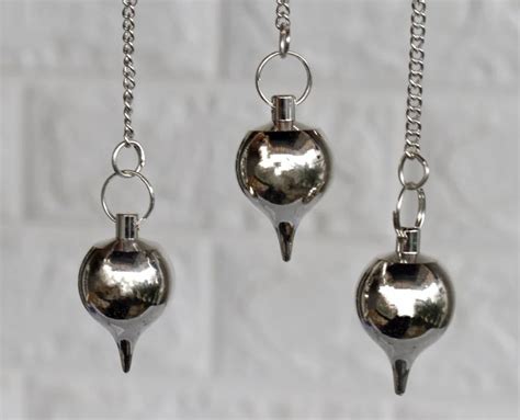 Brass Silver Metal Pendulums Solid Ball Pendulum At ₹ 125piece Crystal Pendulum In Pune Id