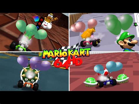 Mario Kart 64 Multiplayer Battle