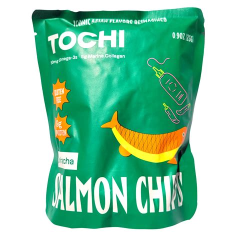 Tochi Salmon Chips 0 9 Oz Asian Veggies