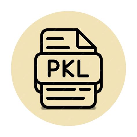 Premium Vector Pkl File Type Icon Files And Document Format Extension