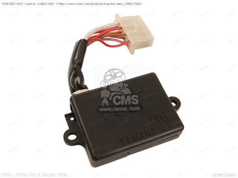 1l98217000 Fuse Box Assy Yamaha Buy The 1l9 82170 00 00 At Cmsnl