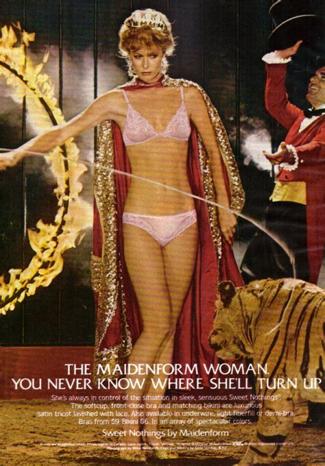 1983 Maidenform Lingerie Sexy Legs Bra Panties Circus Tiger Vintage