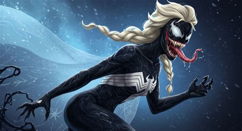 Elsa Venom Ai Generated By Joshuaecw21985 On Deviantart