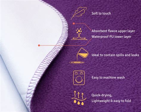 Waterproof Sex Blanket Absorbent Intimacy Blanket Two Layered Xl