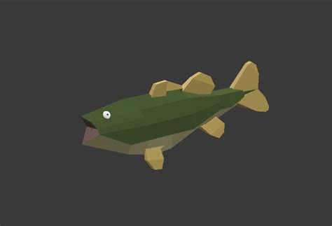 Poly Bass Free 3d Model Blend Free3d