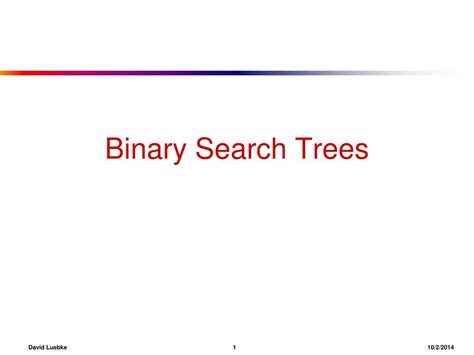 Ppt Binary Search Trees Powerpoint Presentation Free Download Id
