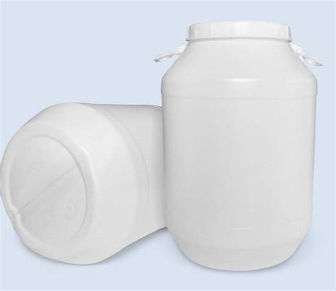 50l White Enzyme Drum Hdpe Chemical Coating Plastic Drum