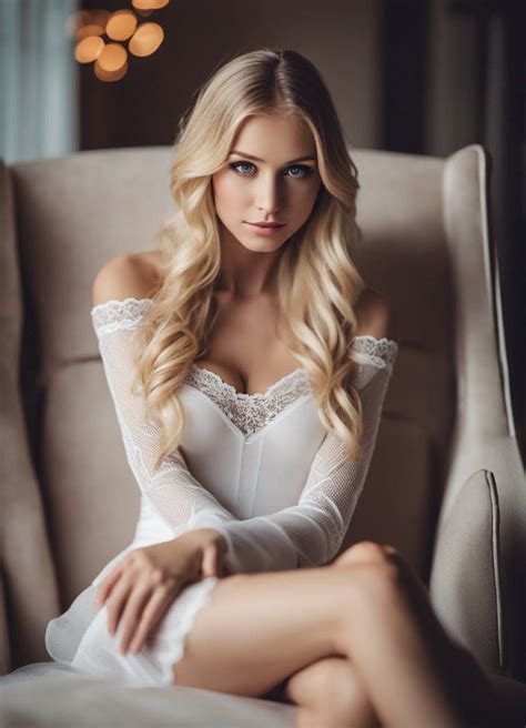 Blond Girl With A Seductive Look By Smartllama On Deviantart