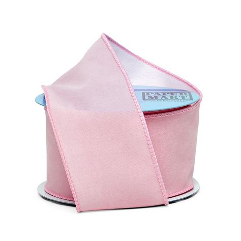 Pink Velour Ribbon Wide Pink Ribbon Pink Premium Fine Velour Wired