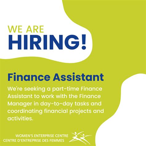 Job Opportunity Finance Assistant Part Time Wemb Events