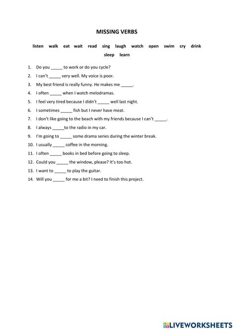 1865224 Missing Verbs Katarzyna Nawrocka