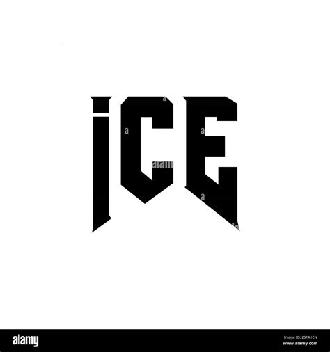 Ice Letter Logo Design For Technology Company Ice Logo Design Black