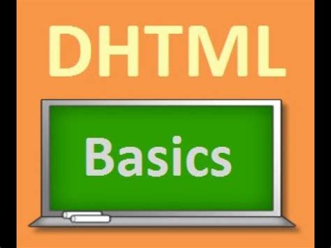 Lecture DHTML In Hindi Explanation YouTube