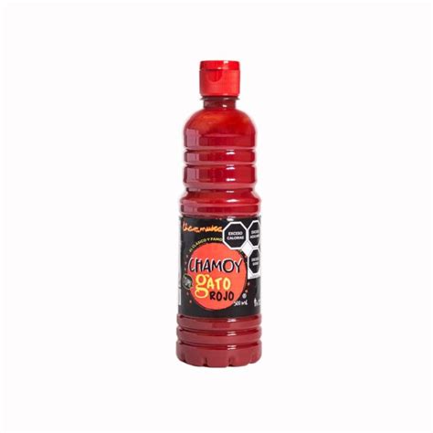 Chamoy Gato Rojo 500 Ml Charamusca