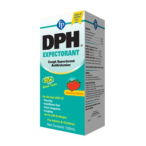 Dph Expectorant Cough Syrup And Antihistamine 2 Pk