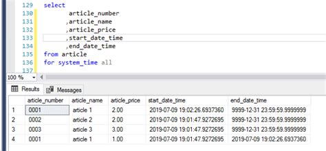 Logging With SQL Temporal Tables Thinkwise Community