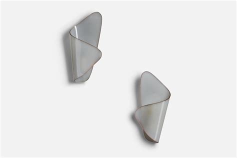 Swedish Designer Freeform Wall Lights Acrylic Sweden 1950s For Sale