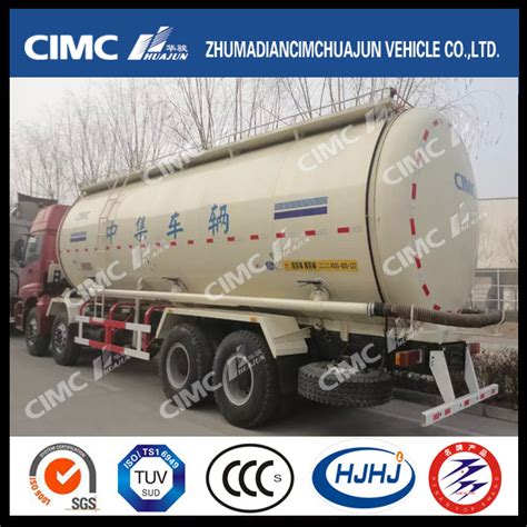 Cimc Huajun 84 Chassis Powdercement In China Brand Tank Truck
