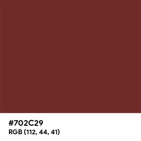702c29 Color Name Is Liver Organ