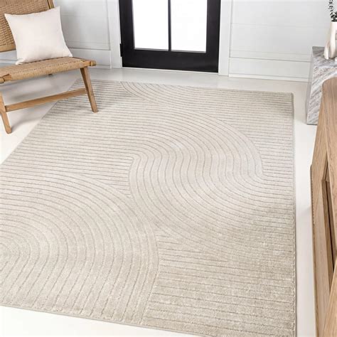 Jonathan Y Hallie High Low Curve Ivorycream Indooroutdoor