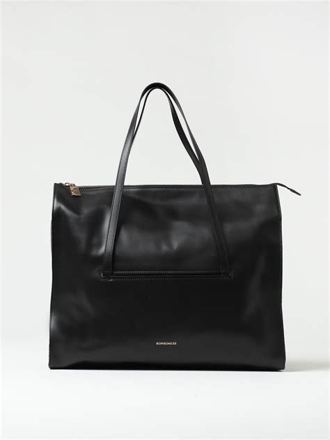 Borbonese Shoulder Bag Woman Black Borbonese Tote Bag 923351ar1