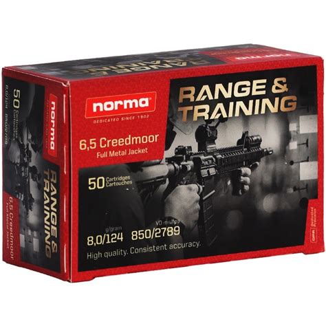 Norma Range And Target 65 Crmr 124gr 50rds Cabin Creek Supply