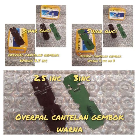 Overpal Cantelan Gembok Berbagai Ukuran Merk Rush Lazada Indonesia