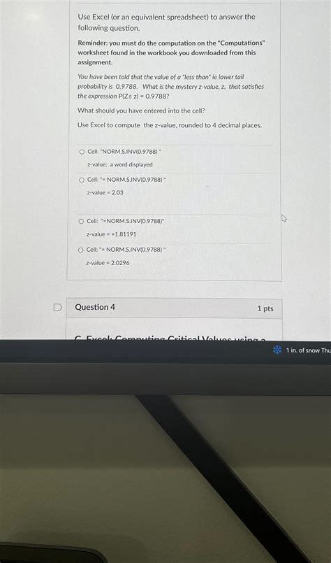 solved use excel or an equivalent spreadsheet ﻿to answer