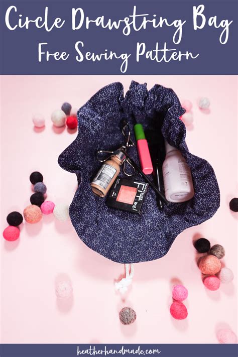 How To Make A Drawstring Makeup Bag Pattern Saubhaya Makeup