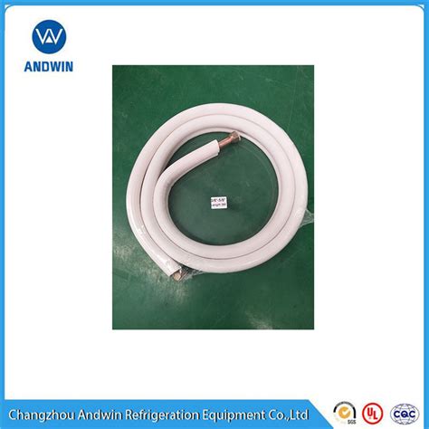 High Quality Air Conditioning Cu Alu Welded Insulation Pipe Copper Pipe And Pancake Coil