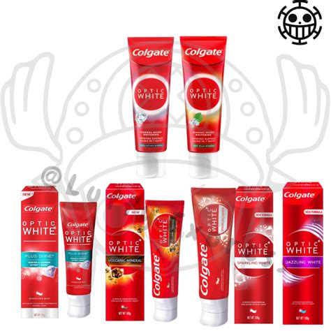 Colgate Toothpaste Optic White Sparkling White Plus Shine Exfoliating