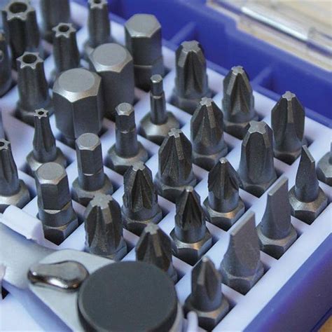 Faithfull Screwdriver Bit And Socket Set 42 Piece Bm Steel