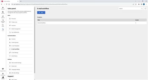 create your email workflow