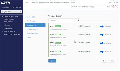 Como Instalar Diferentes Versões De Php Nos Servidor Vps E Dedicado Linux Ajuda Hostgator