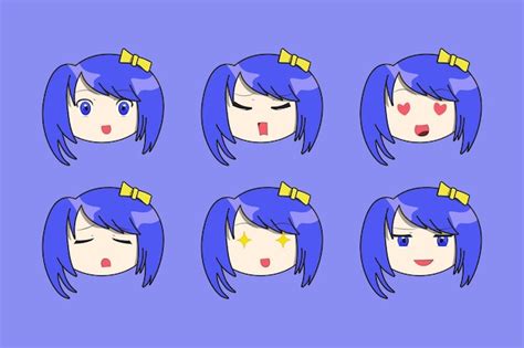 Premium Vector Anime Chibi Flat Illustration