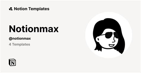 Notionmax | Template Creator | Notion Marketplace