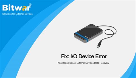Fix I O Device Error Bitwarsoft