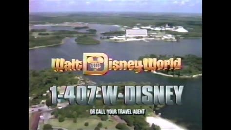 Disneyworld 20th Anniversary Commercial 1991 Youtube