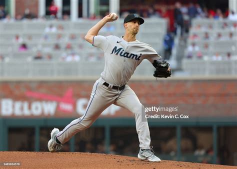 Bryan Hoeing Of The Miami Marlins Pitches In The First Inning Against News Photo Getty Images