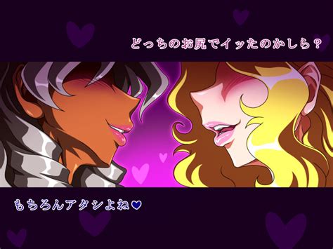 rule 34 2girls blonde hair blush dark skin female female only free