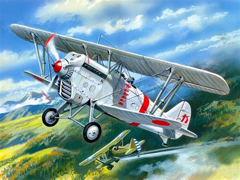 Icm 172 Ww2 Ki 10 Ii Japan Army Biplane Fighter Fields Of Glory Models