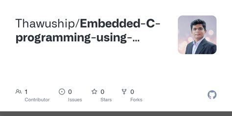 github thawuship embedded c programming using 8051 microcontroller