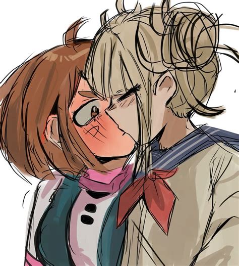 Togacho Kiss Cute Anime Couples My Hero Academia Manga Anime Fanart