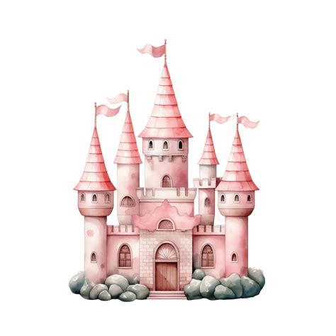 Princess Castle Clipart Perfect Illustration For Fairy Tale Themes