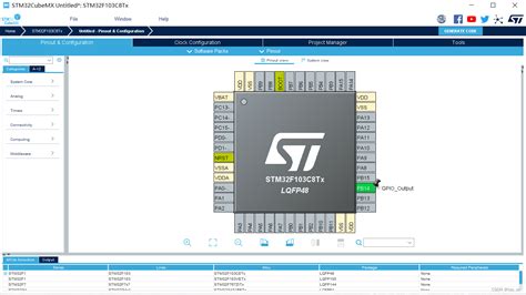 1：基于stm32cubemx实现gpio nvic stm32f407cubemx设置dio1线既可以作为数据输入线也可以作为数据输出线 引
