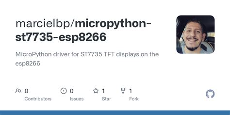 Github Marcielbpmicropython St7735 Esp8266 Micropython Driver For St7735 Tft Displays On The
