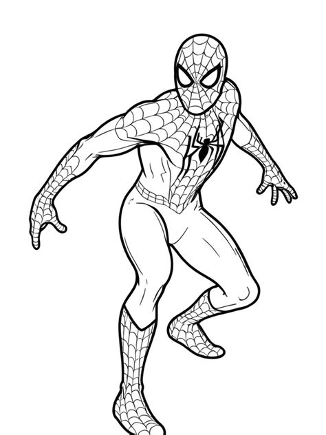 14 Desenhos Do Homem Aranha Para Colorir